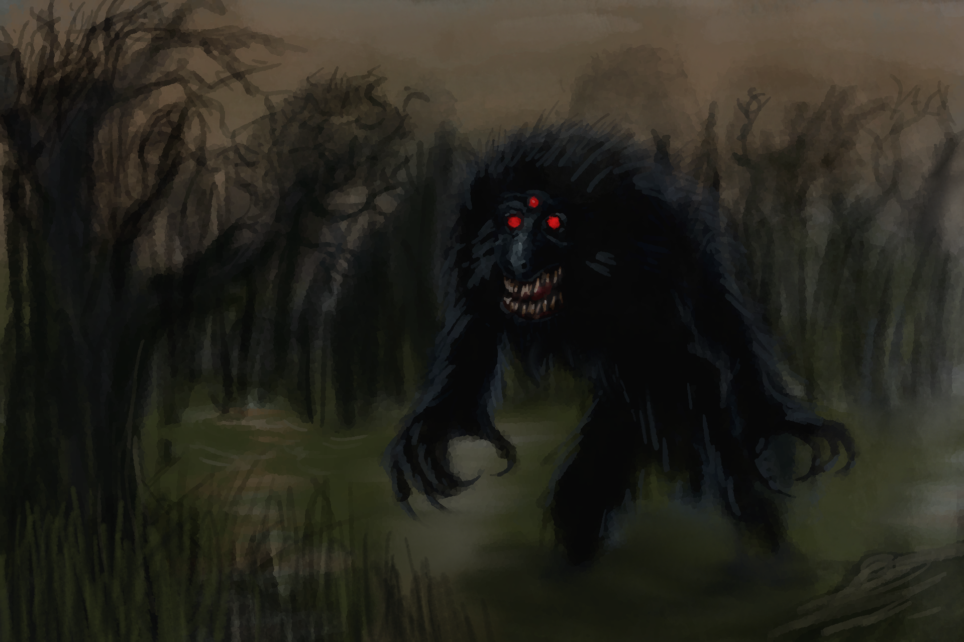 The Dreadful Thing in the Swamp | A Poem | The Astral Wanderer